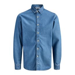 Jack & Jones Plus Jack & Jones Plus Hemd 'JJESTANLEY' Herren Gr&ouml;&szlig;e XXL blue denim