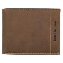 Bruno Banani Damen Geldb&ouml;rsebraun, Leder, vintage, Kleinlederwaren, im Querformat