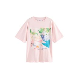 next T-Shirt Damen Gr&ouml;&szlig;e XXXL himmelblau / gr&uuml;n / pastellpink