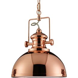 Searchlight H&auml;ngeleuchte "Louisiana Pendant", kupfer, 1, &Oslash; 31cm H: 39cm, 1 Stk., Leuchten, H&auml;ngeleuchte