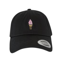 MisterTee Herren Snapback Cap "MisterTee Herren Ice Cream Dad Cap"schwarz, unifarben, 100% Baumwolle, Caps