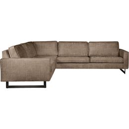 Ecksofa Home Affaire, B:290cm H:85cm T:250cmbraun, 100% Polyester, Wohnzimmer, Sofas, "Pinto, XXL, 250/290 cm, langer Schenkel, Ottomane", Cord,