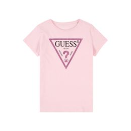 Guess T-Shirt M&auml;dchen Gr&ouml;&szlig;e 122 rosa / dunkelpink / schwarz