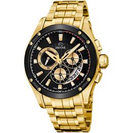 Jaguar Herren Chronograph "Special Edition"goldfarben, schwarz, gelbgoldfarben, Armbanduhren, Quarz,Armbanduhr,Herrenuhr,Swiss