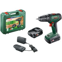 Bosch Home and Garden Akku-Schrauber "Universaldrill 18V", B:39cm H:10cm L:29cm, gr&uuml;n, BOSCH HOME & GARDEN, Schrauber, mit 2 Akkus und Ladeger&auml;t