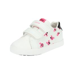 Geox Damen Sneaker "Geox Sneaker Leder/Synthetik", Gr. 25wei&szlig;, pink, Leder, Synthetik, Schuhe