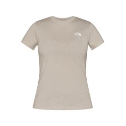 The North Face T-Shirt 'Evolution Simple Dome' Damen Gr&ouml;&szlig;e S stone / wei&szlig;