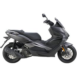 Luxxon Motorroller "Silvermax 125 (85 km/h), E5+, Maxi-Scooter, matt-anthrazit", ohne Topcase, 85 km/h, schwarz, Motorroller, Euro 5+, Windschild,