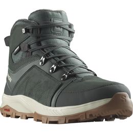 Salomon Herren Outdoorschuh "OUTCHILL THINSULATE CLIMASalomon WATERPROOF", Gr. 41urban chic, Leder, Schuhe, wasserdicht
