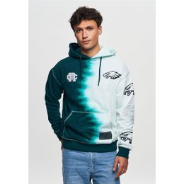 Recovered Herren Kapuzensweatshirt "NFL Eagles Ink Dye Effect", gr&uuml;n, Gr. XXXL, mehrfarbig, 100% Baumwolle, Sweatshirts, f&uuml;r Philadelphia Eagles-Fans