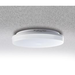 Heitronic LED Deckenleuchte "Pronto", 1, &Oslash; 28cm H: 4,9cm, 1 Stk., wei&szlig;, Wohnzimmer, Leuchten, Bajonett-Anschluss, Wandlampe, Deckenlampe, f&uuml;r innen