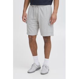 Blend Herren Sweatshorts "BHCarab"stone mix, Basic, Gr. XXL, meliert, Sweatware, 58% Baumwolle, 42% Polyester, Hosen, L&auml;ssige Cargo-Shorts mit Taschen