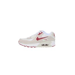 Nike Sportswear Sneaker 'Air Max 90' Jungen Gr&ouml;&szlig;e 36.5 greige / rot / wei&szlig;