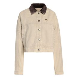 adidas originals Jacke 'ESS' Damen Gr&ouml;&szlig;e M beige / braun