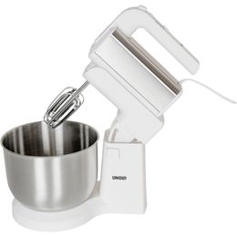 Unold Elektro UNOLD Handmixer "78720 mit R&uuml;hrsch&uuml;ssel Hannah", B:29cm H:34,5cm T:20,5cm, wei&szlig;, Mixer