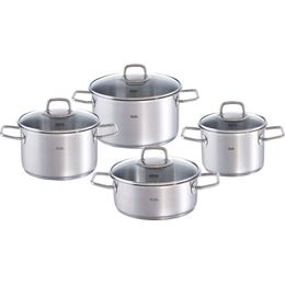 Fissler Topf-Set "Viseo Topf-Set", silber, T&ouml;pfe, Induktionsgeeignet, Mess-Skala, Made in Germany