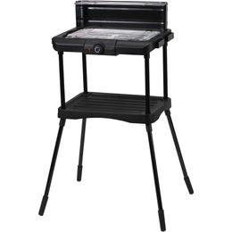Elektrogrill Tepro, B:58cm H:93cm T:46cm, schwarz, Kontaktgrill_Standgrill_Tischgrill_Teppanyakigrill, "Albertville 2022", abnehmbares Heizelement