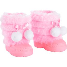 BAYER Kinder Puppen Schuhe "Winterstiefel", rosa, B:4,5cm H:8,5cm L:8cm T:8cm, Puppenausstattungen, in Geschenkverpackung