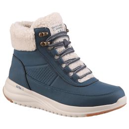 Skechers Damen Winterboots "ON-THE-GO STELLAR", Gr. 41navy, Lederimitat, Textil, Schuhe, Schn&uuml;rstiefel, Trekkingschuh mit ULTRA GO D&auml;mpfung