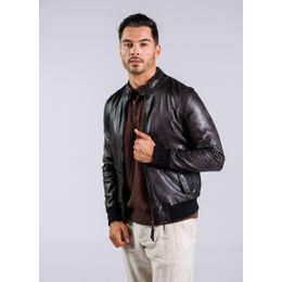 Freaky Nation Herren Lederjacke "Theis-FN"grau, Gr. L, Oberstoff: 100% Leder; Futter: 100% Baumwolle, Jacken