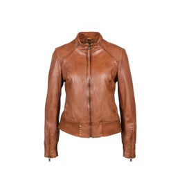 Freaky Nation Damen Lederjacke "Fine-FN"braun, Gr. M, Oberstoff: 100% Leder; Futter: 100% Baumwolle, Jacken