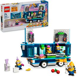 Lego Kinder Konstruktionsspielsteine "Minions und der Party Bus (75581), Lego Despicable Me", bunt, Kunststoff, Spielbausteine, Made in Europe