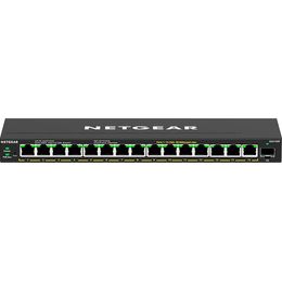 Netgear Netzwerk-Switch "GS316EP-100PES", B:28,6cm H:2,7cm T:10,2cm, schwarz, Netzwerk-Switches