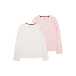 Tommy Hilfiger Shirt M&auml;dchen Gr&ouml;&szlig;e 146 rosa / wei&szlig;