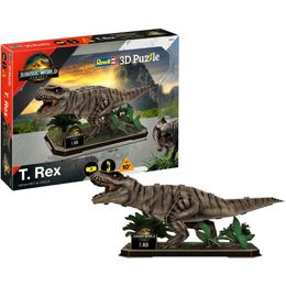 Revell Kinder 3D-Puzzle "Jurassic World Rebirth Dinosaurier T.Rex"bunt, Schaumstoff, B:44,1cm H:18,6cm T:16,7cm, Puzzles