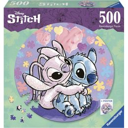 Ravensburger Kinder Puzzle "Disney, Stitch", bunt, &Oslash;:52cm, Puzzles, + Poster; Made in Europe