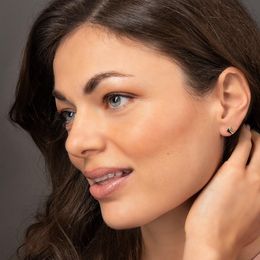 ONE ELEMENT Damen Paar Ohrh&auml;nger "Knoten Ohrringe Ohrstecker aus 333 Gelbgold", Damen, Gelbgold 333 Gold, gold, Gelbgold 333, Gold, Ohrringe,