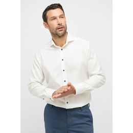 Eterna Herren Langarmhemd "MODERN FIT"beige, Gr. 42, Twill, 100% Baumwolle, Hemden, NON IRON (b&uuml;gelfrei)