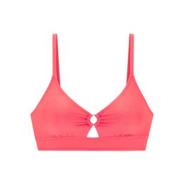Bruno Banani Damen Triangel-Bikini-Top "Kiara", rosa, Gr. 42, strukturiert, unifarben, Obermaterial: 85% Polyamid, 15% Elasthan. Futter: 90%