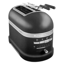 KitchenAid Toaster "5KMT2204EBK Gusseisen Schwarz", B:18cm H:22,5cm T:33cmgusseisen schwarz, Toaster, mit Sandwichzange