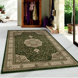 Teppich, B:160cm H:10mm L:230cm, gr&uuml;n, Ayyildiz Teppiche, Polypropylen (PP), Wohnzimmer, Teppiche, "KASHMIR 2601", Orient Optik, pflegeleicht,