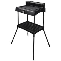 Elektrogrill Tepro, B:73cm H:95cm T:55,5cm, schwarz, Kontaktgrill_Standgrill_Tischgrill_Teppanyakigrill, "Danville 2022", abnehmbares Heizelement f&uuml;r