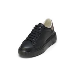 Marc O'Polo MARC O'POLO Damen Sneaker "aus Rindleder", Gr. 41, silber, Obermaterial: 100% Leder, unifarben, Schuhe