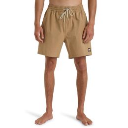 Billabong Herren Boardshorts "Every Other Day", braun, Gr. M, Obermaterial: 72% Polyester, 20% Baumwolle, 8% Elasthan;, Hosen