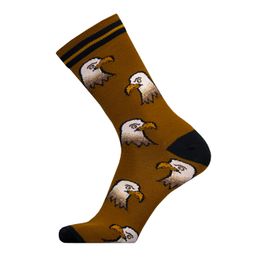 UphillSport Damen Socken "EAGLE", Gr. 43, braun, 58% Wolle, 40% Polyamid, 2% Elasthan, mehrfarbig, Socken, mit bequemer Merino-Wolle