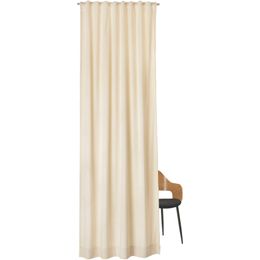 Vorhang Musterring, B:130cm H:250cm, wei&szlig;, Polyester, Wohnzimmer, Gardinen, "Velvet", Musterring JustB