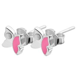 Adelia&acute;s ADELIA ́S Kinder Paar Ohrh&auml;nger "M&auml;dchen Ohrringe &ndash; Ohrstecker aus 925 Silber mit Emaille"silber, Silber 925 (Sterlingsilber), Ohrringe, Geschenkidee: