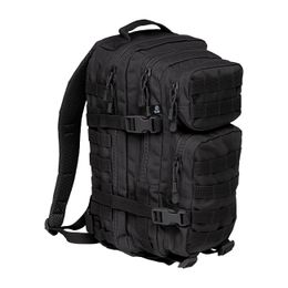 Rucksack Brandit "Brandit Herren Medium US Cooper Backpack", Damen, Gr. onesize, schwarz, Polyester, Rucks&auml;cke Rucksack