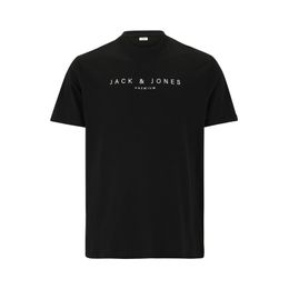 Jack & Jones Plus Jack & Jones Plus T-Shirt 'JPRCCJAYSON' Herren Gr&ouml;&szlig;e XXL schwarz / wei&szlig;