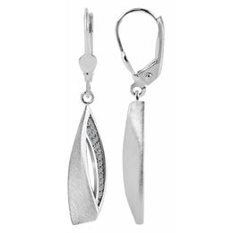 Adelia&acute;s ADELIA ́S Damen Paar Ohrh&auml;nger "Damen Ohrh&auml;nger aus poliertem 925 Sterling Silber und Zirkonia", Damen, Silber 925 (Sterlingsilber), silber, Silber
