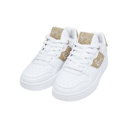 Karl Kani Damen Trainingsschuh "Karl Kani Damen KKFWKGS000045 Karl Kani 89 Classic GS", Gr. 37,5wei&szlig;, beige, Leder, Schuhe