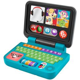 Fisher-Price Kinder Kindercomputer "Lernspa&szlig; Laptop", bunt, B:18cm H:5cm T:25cm, Kindercomputer, mit Licht und Musik
