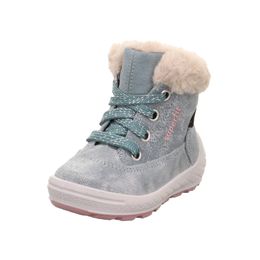 Superfit Stiefel 'Groovy 2.0' Jungen Gr&ouml;&szlig;e 30 pastellgr&uuml;n / rosa / silber