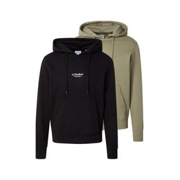 Jack & Jones Jack & Jones Sweatshirt 'JJESOHO' Herren Gr&ouml;&szlig;e S khaki / schwarz / wei&szlig;