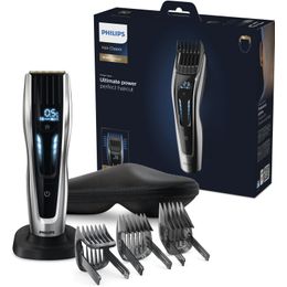 Philips Haarschneider "Series 9000 HC9450/20", silber, B:25,5cm H:24,5cm T:7cm, Haarschneider, mit Touch-Steuerung