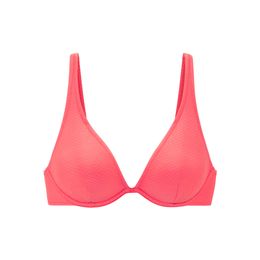Bruno Banani Damen B&uuml;gel-Bikini-Top "Kiara", pink, Gr. 36, strukturiert, unifarben, Obermaterial: 85% Polyamid, 15% Elasthan. Futter: 90% Polyester,